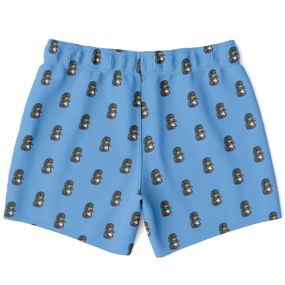 Duck Mullet Men's Swim Trunks - Blue – The Original Deer Mullet Shop