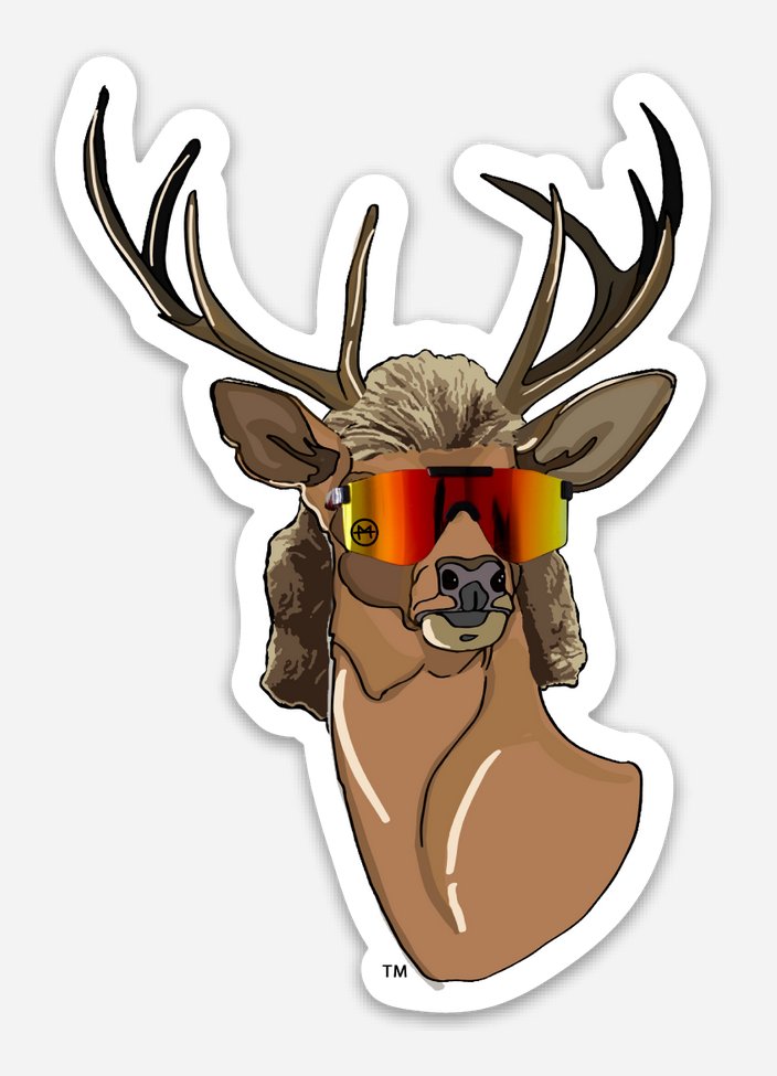 Deer Mullet Sticker – The Original Deer Mullet Shop