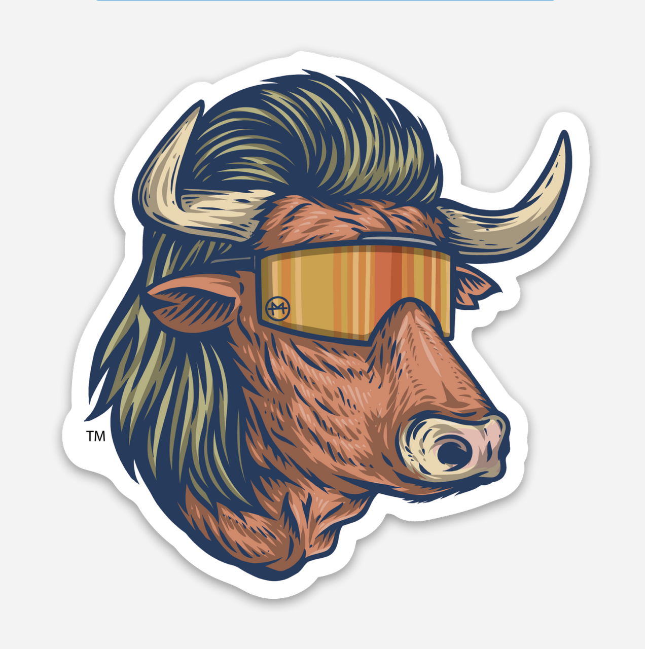 Bull Mullet Sticker – The Original Deer Mullet Shop