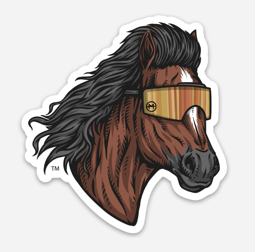 Horse Mullet Sticker – The Original Deer Mullet Shop
